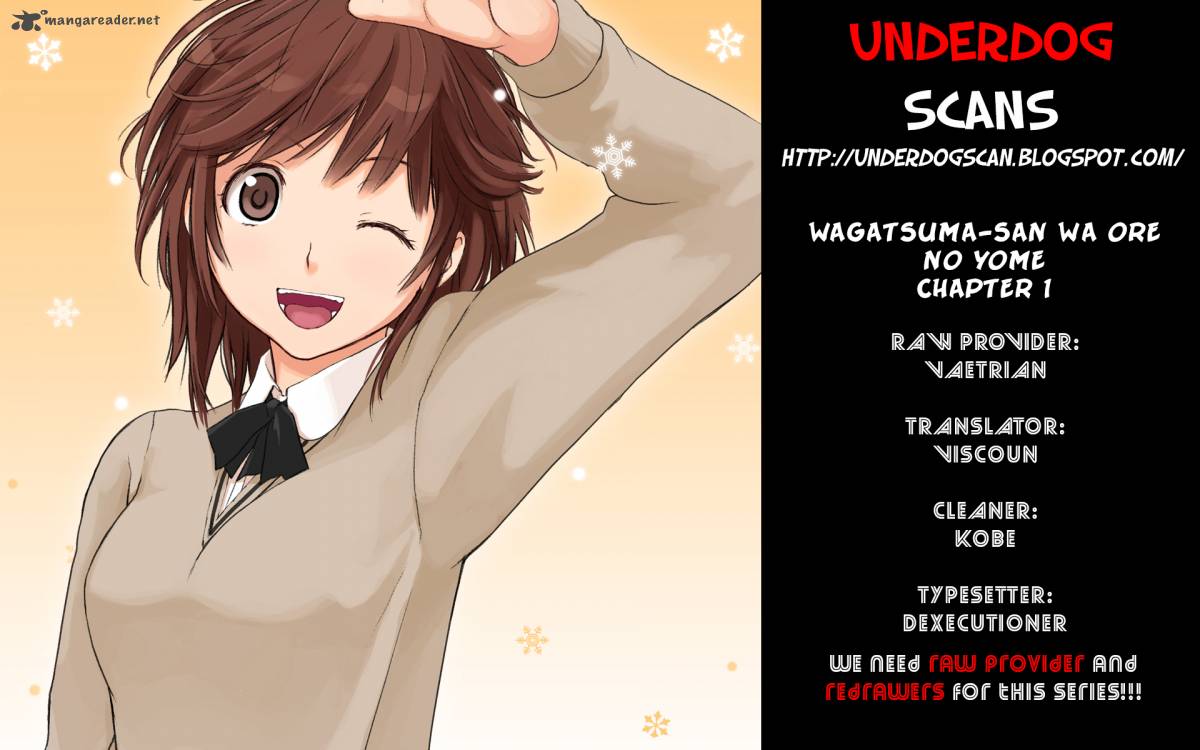 Read Wagatsuma San Wa Ore No Yome Chapter 1 Mangafreak
